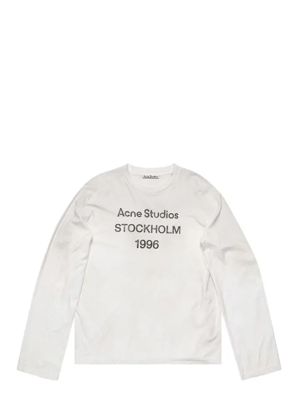 Acne Studios Logo 1996 Long-sleeve T-shirt - White