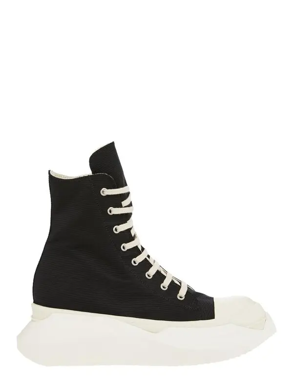 Rick Owens Gethsemane Abstract High Sneakers - Black