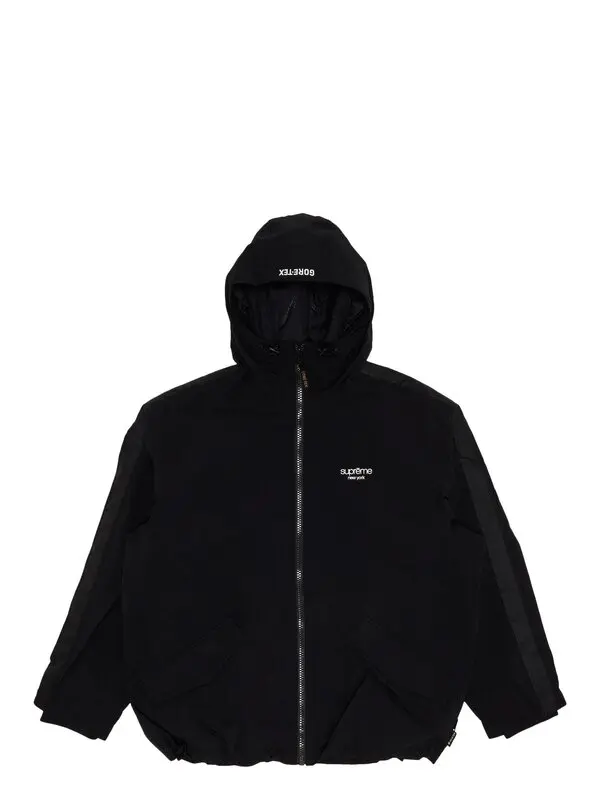 Supreme Gore-tex Stripe Hooded Jacket - Black
