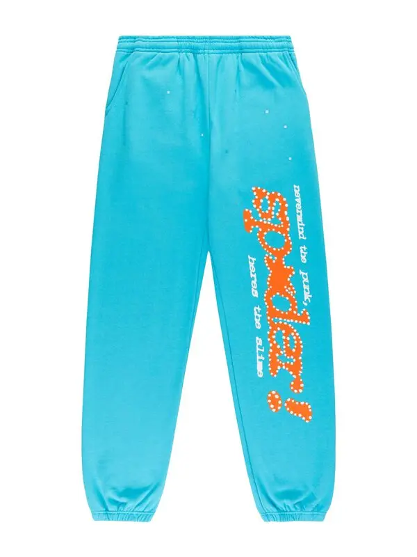 SP5DER Punk V2 Sweatpants - Blue