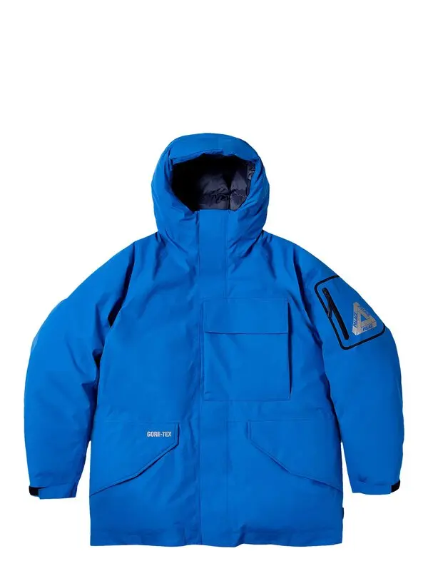 PALACE Gore-tex Cargo Down Parka - Blue
