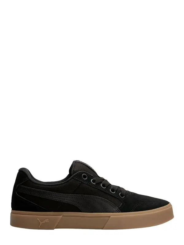PUMA C-rey Suede Gum Sneakers - Black