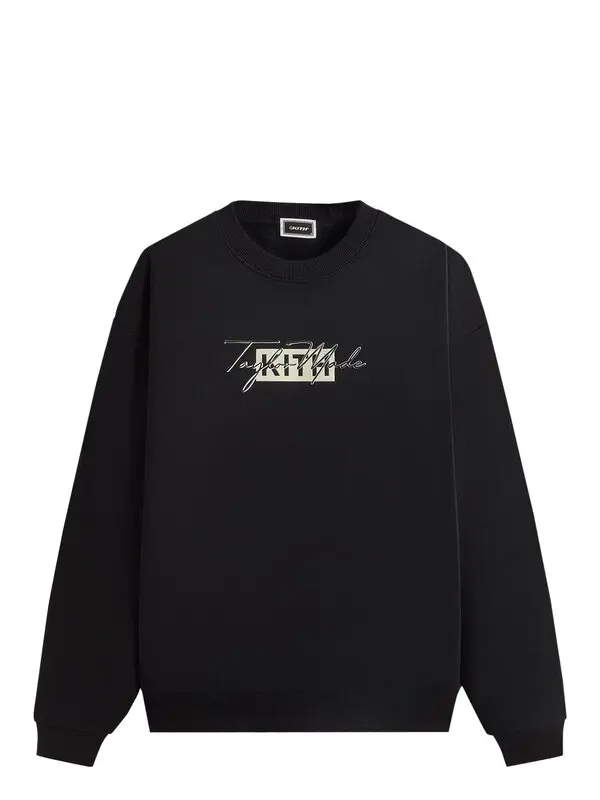 Kith For Taylormade Script Nelson Crewneck - Black