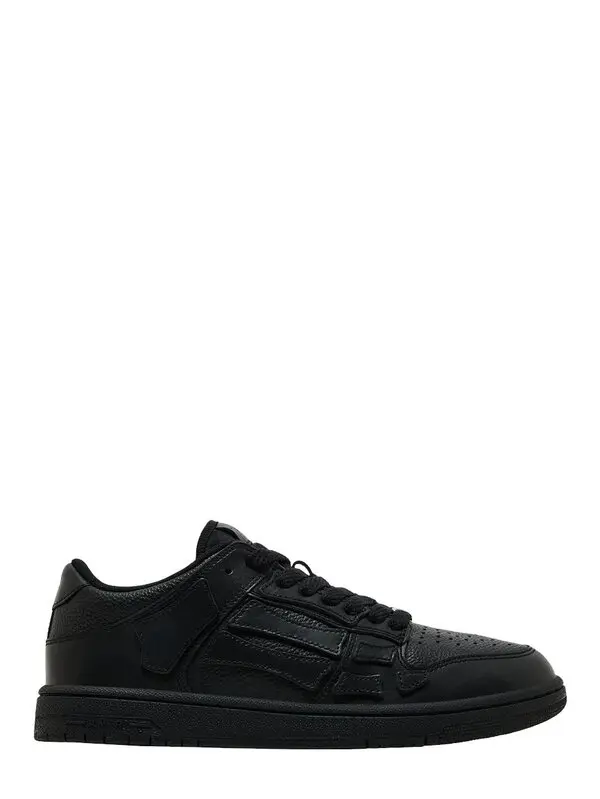 Amiri Skel Top Low 'triple' Sneakers - Black