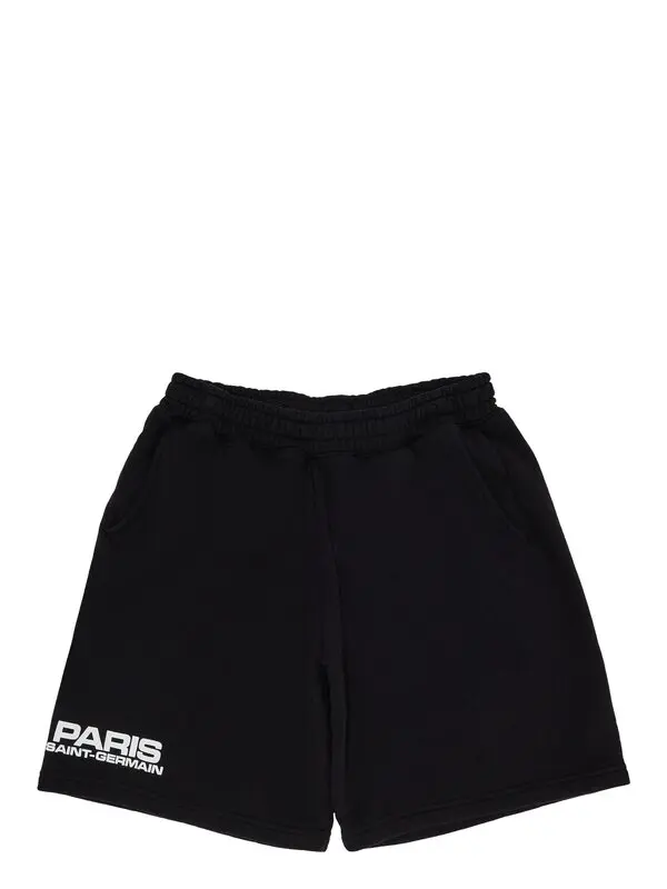 PARIS SAINT-GERMAIN Block Logo Sweatshorts - Black