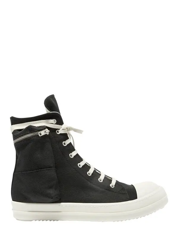 Rick Owens Gethsemane Cargo High Sneakers - Black
