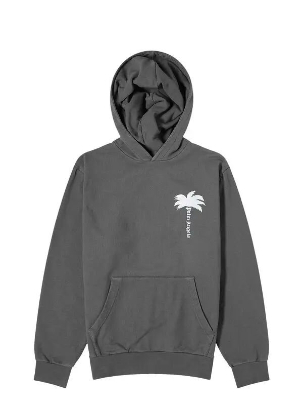 Palm Angels Hooded Sweatshirt - Grey