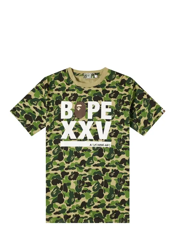 A BATHING APE Abc Xxv Logo Tee - Multicolor