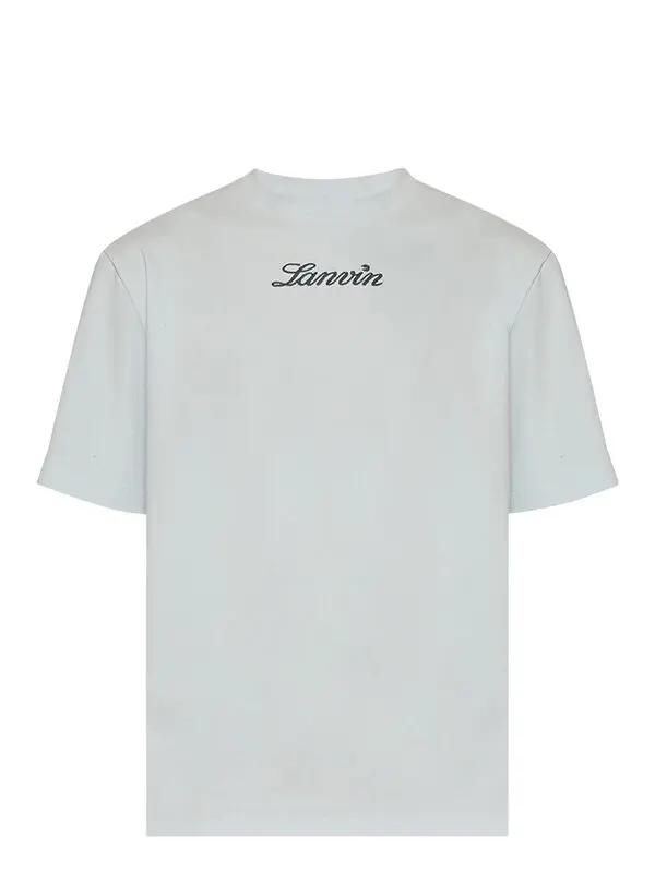 LANVIN Bouclette Logo T-shirt - Blue