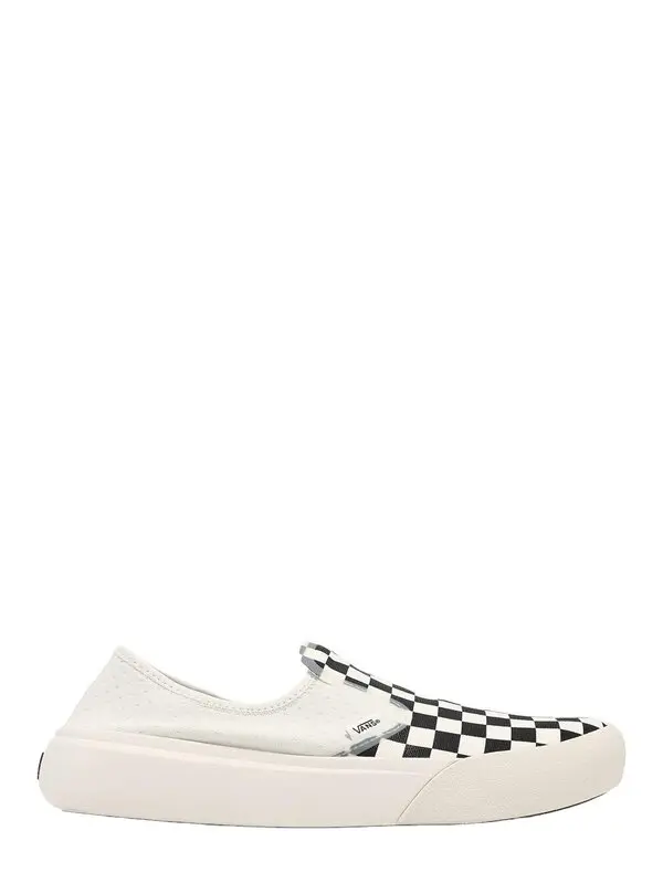 VANS Comfycush One Checkerboard Slip-on Sneakers - Cream