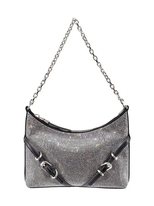 Givenchy Voyou Party Chained Shoulder Bag - Black