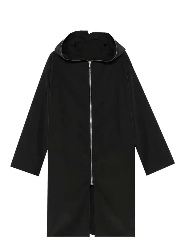 Rick Owens Hooded Coat - Black