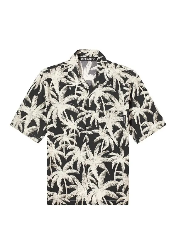 Palm Angels Palms All Over Shirt - Black