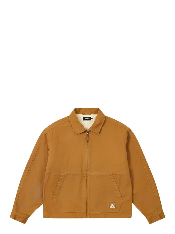 PALACE Utility Fleece Jacket - Brown