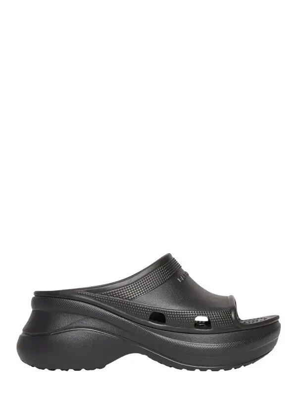 Balenciaga Crocs X Pool Slide Sandal - Black