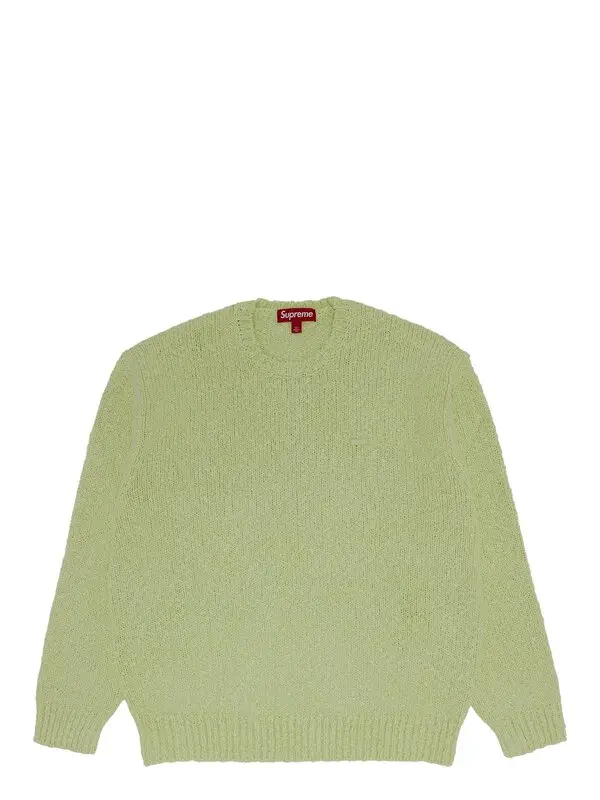 Supreme Bouclé Small Box Sweater - Green