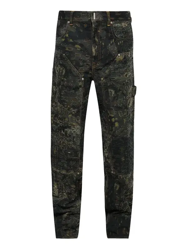 Givenchy Carpenter Denim Trousers - Brown