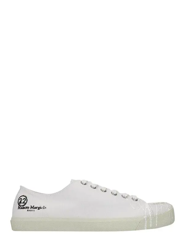 MAISON MARGIELA Tabi Canvas Low Sneakers - White