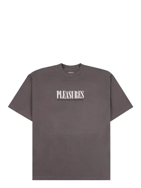 PLEASURES Satisfaction T-shirt - Brown