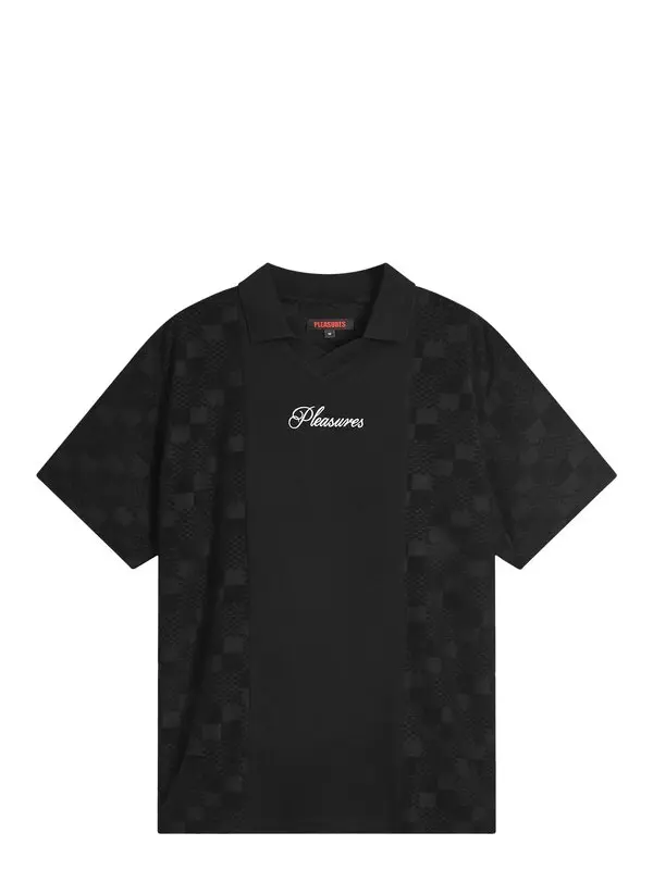PLEASURES Planets Polo Shirt - Black