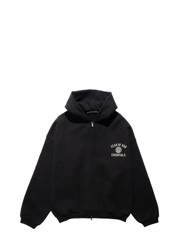 Fear Of God Heavy Fleece Full Zip Hoodie - Black