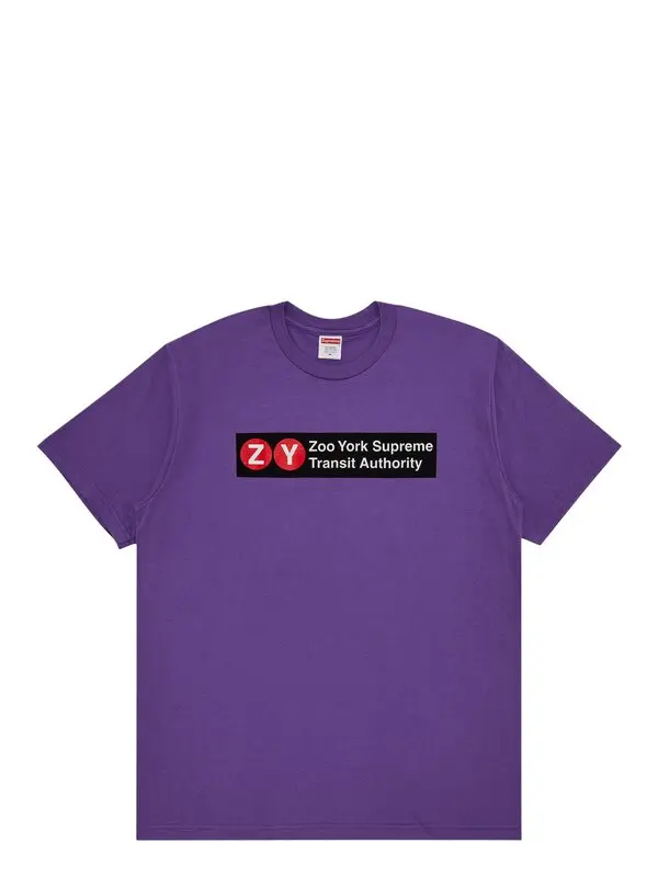 Supreme X Zoo York Transit Tee - Purple