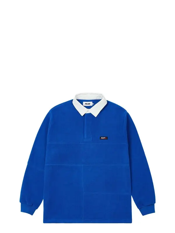 PALACE Polartec Patch Up Rugby Shirt - Blue