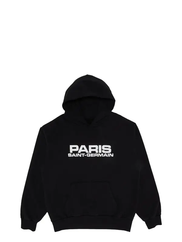 PARIS SAINT-GERMAIN Exclusive Block Logo Hoodie - Black