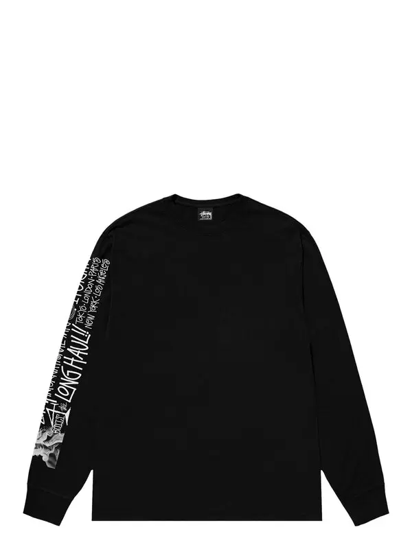 StÜssy Long Haul Long-sleeve Tee - Black