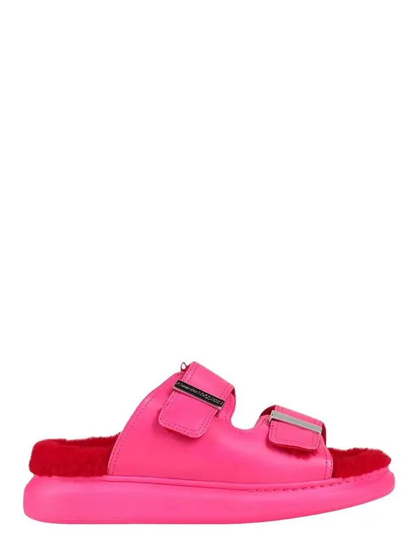 Alexander McQueen Oversized Hybrid Slide - Pink