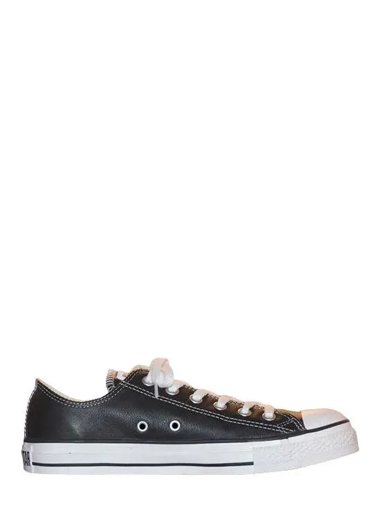 CONVERSE Ct All Star Leather Low Top Sneakers - Black