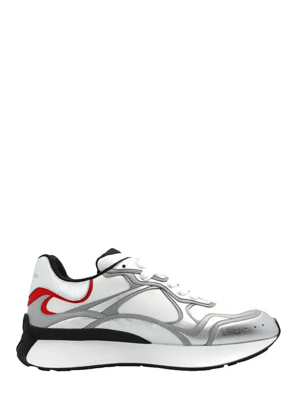 Alexander McQueen Sprint Runner Sneakers - Silver