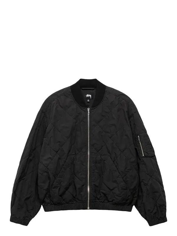 StÜssy Lightweight Cotton Bomber - Black