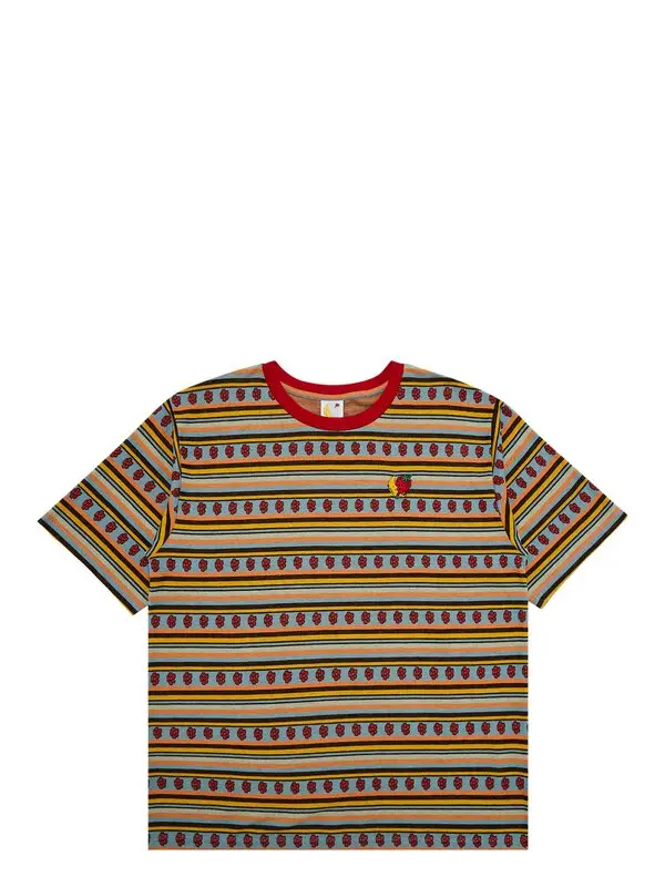 SKY HIGH FARM WORKWEAR Jacquard Flower T-shirt - Multicolor