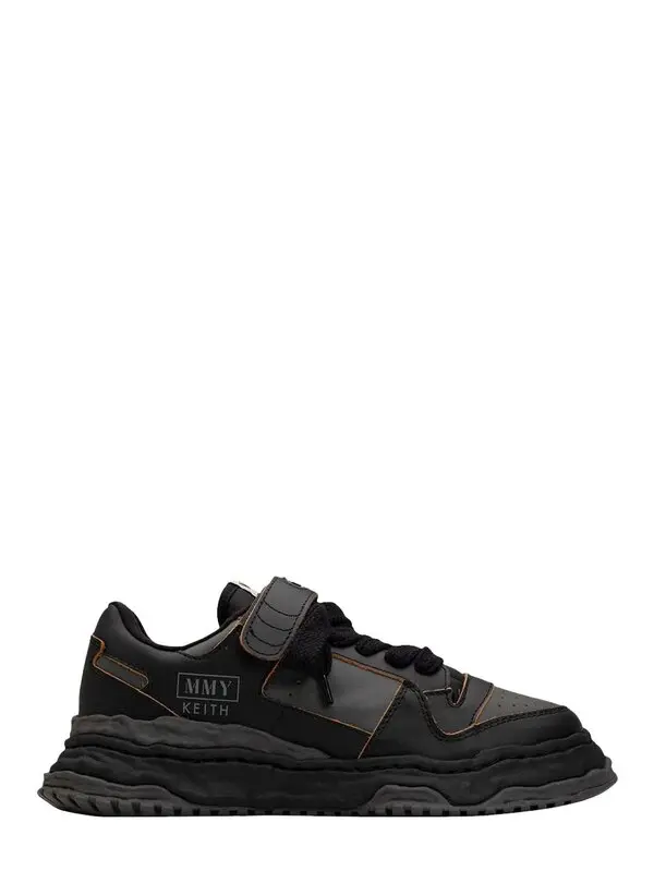 Mihara Yasuhiro Keith Og Sole Leather Low Sneakers - Black
