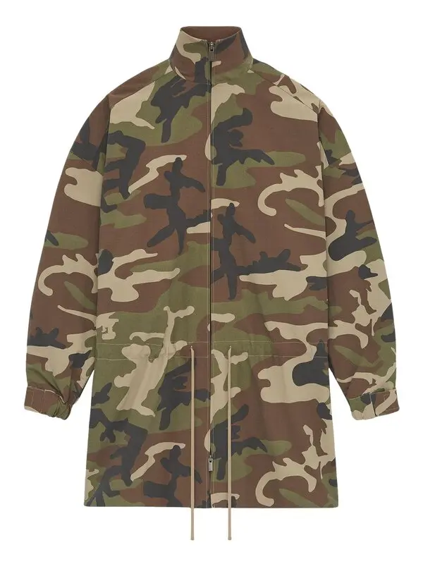 Fear Of God Military Nylon Mockneck Anorak - Multicolor