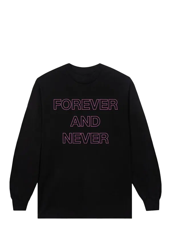 ANTI SOCIAL SOCIAL CLUB Forever & Never Long-sleeve Tee - Black