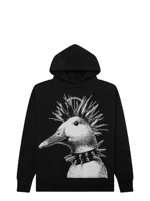 PLEASURES Punk Duck Hoodie - Black