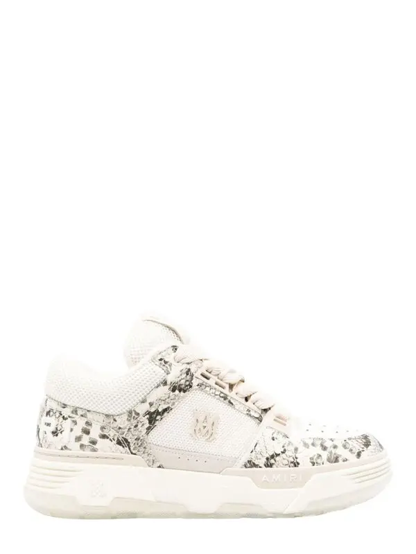 Amiri Ma-1 'snakeskin Alabaster' Sneakers - Cream