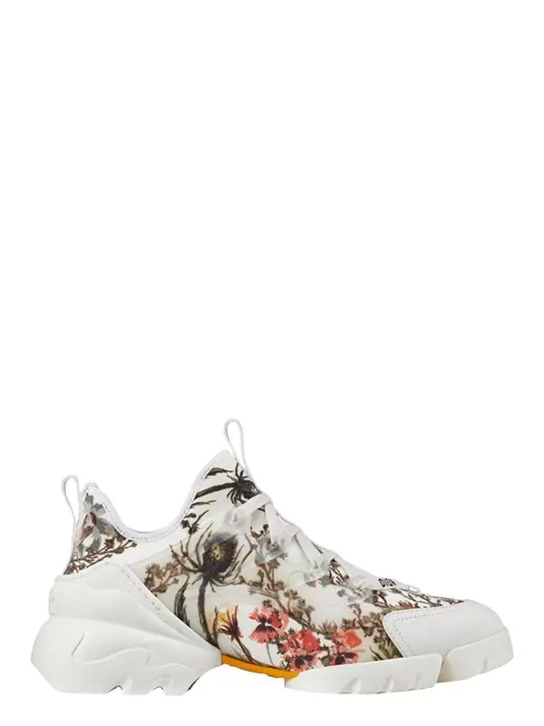 Dior D-connect Floral Print Sneaker - Multicolor