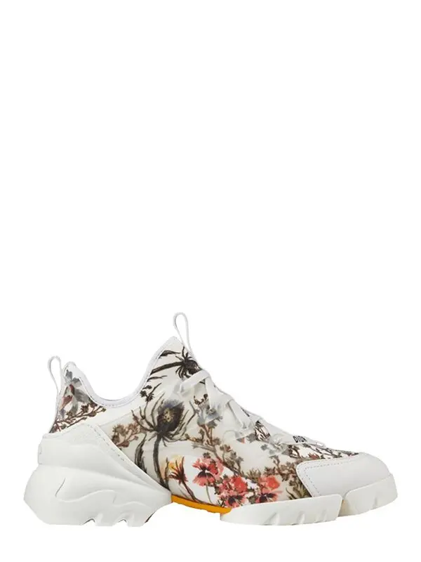 Dior D-connect Floral Print Sneaker - Multicolor