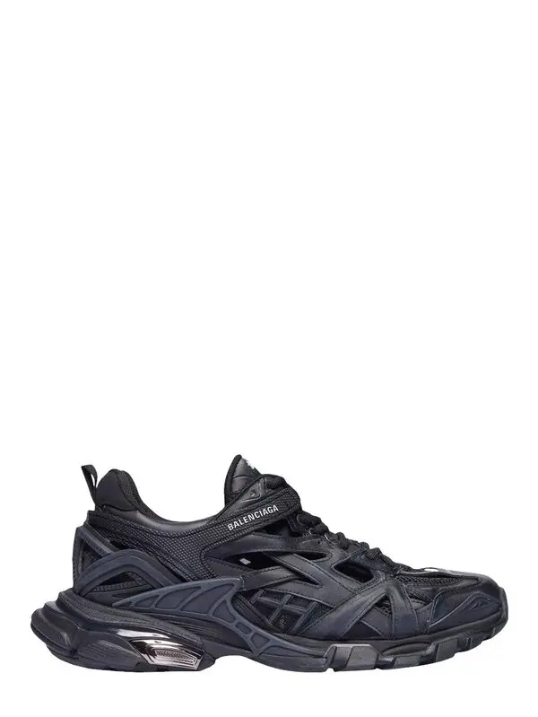 Balenciaga Track.2 Sneaker With Clear Sole - Black
