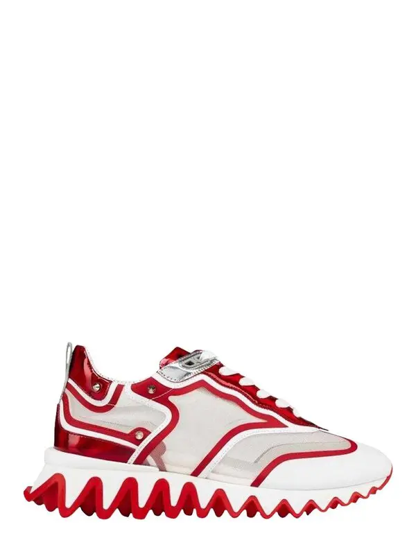 CHRISTIAN LOUBOUTIN Sharkina Flat Sneakers - Red