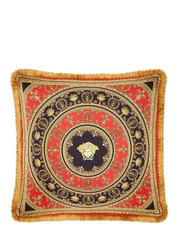 Versace Baroque Cushion - Black