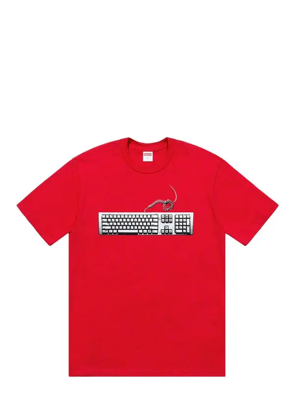 Supreme Keyboard Tee - Red