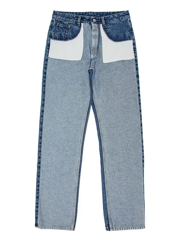 MAISON MARGIELA 5 Pockets Denim Pants - Blue