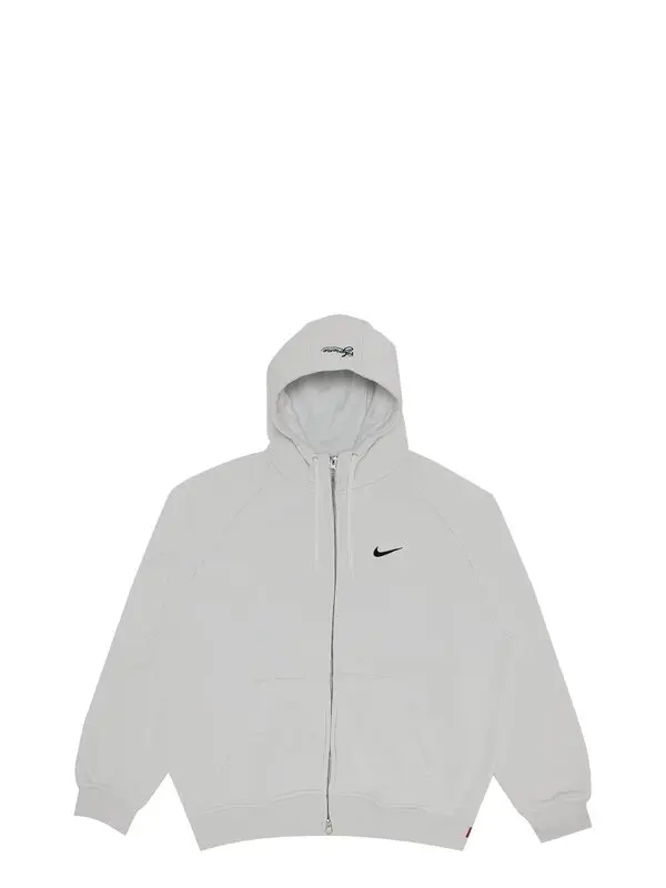 Supreme X Nike Zip-up Hooded Sweatshirt - White