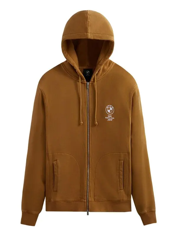 Kith For Bmw Williams V Zip Up Hoodie - Brown
