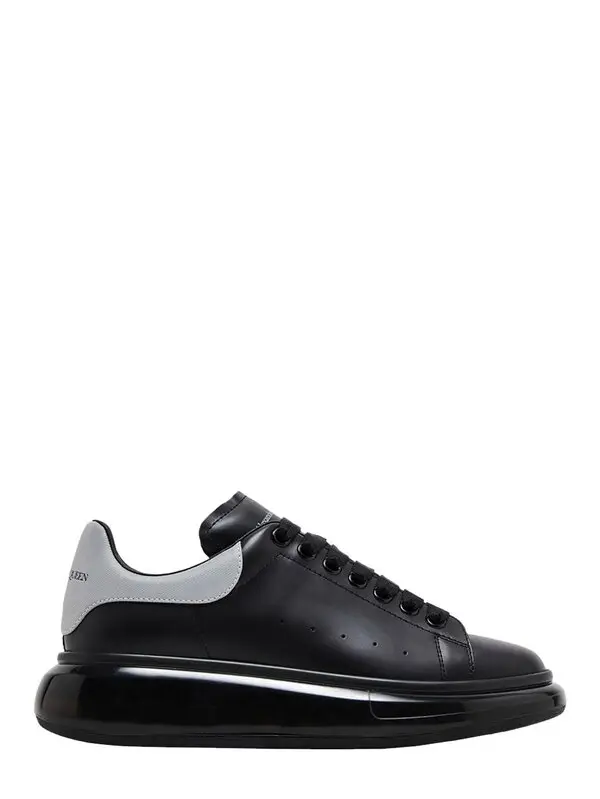 Alexander McQueen Oversized Sneaker With Clear Sole - Black