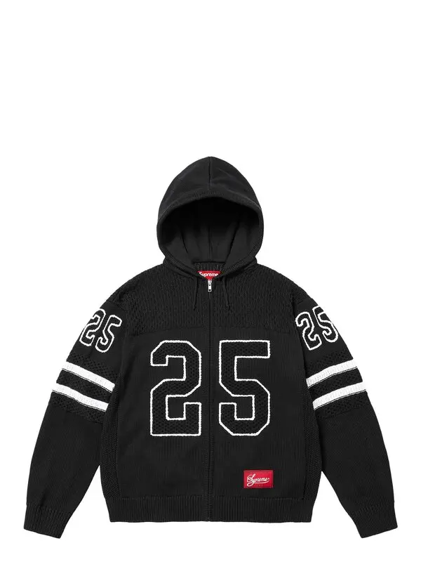 Supreme Sport Zip Up Hooded Sweater - Black